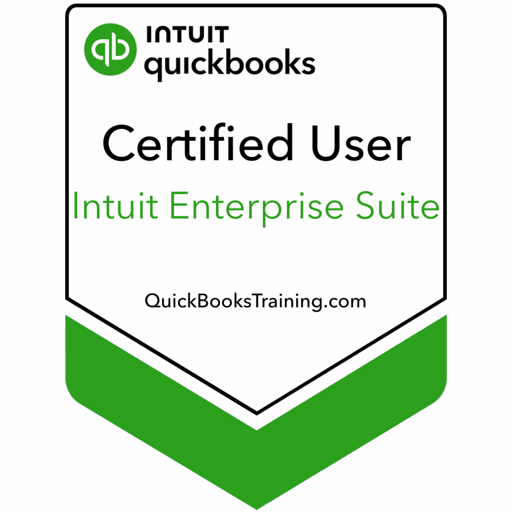 Certifications - Intuit QuickBooks Training