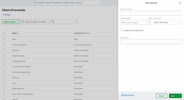 Chart of Accounts 101: How to Set It Up the Right Way - QuickBooks Training